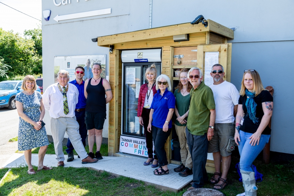 Community fridge initiative launched to reduce food waste | LiveWest