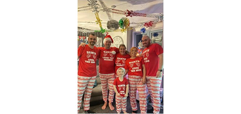 Matching festive pyjamas tradition wins our Christmas competition ...